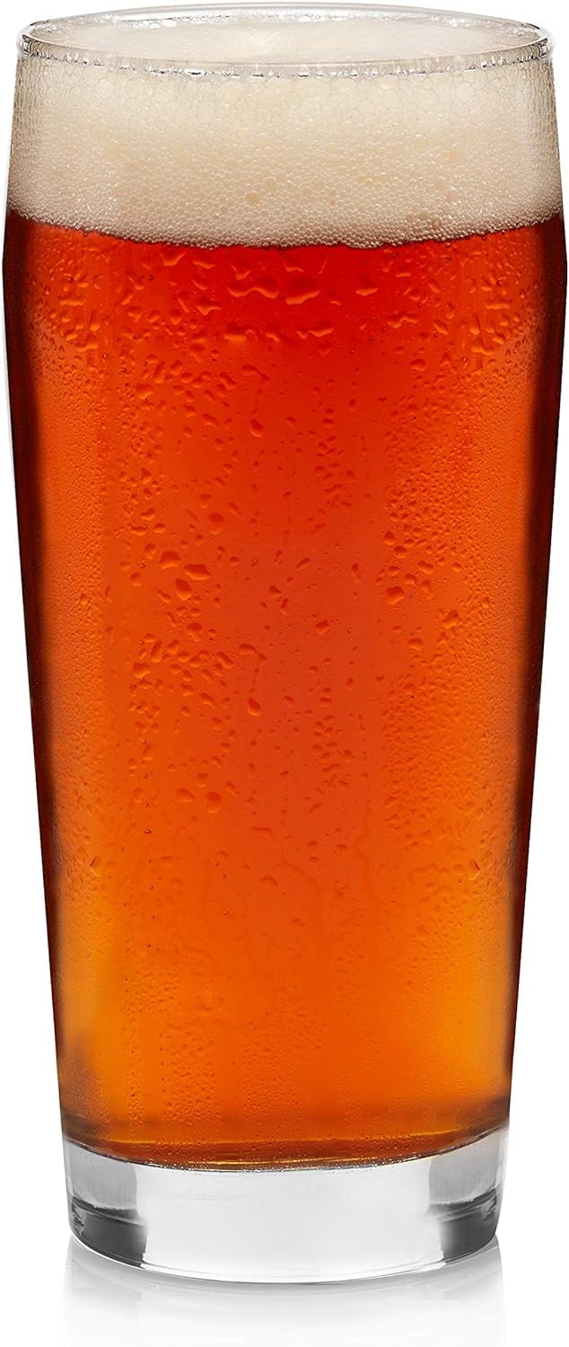 Craft Brews Craft Pub Glasses Set, Elegant, Curvy Style Beer Glasses ...