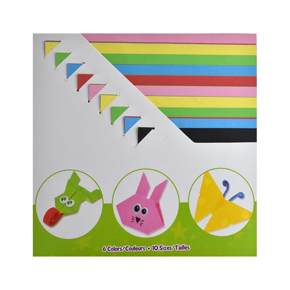 Craft Bright Color Origami Square Paper Set, 60-Piece - Walmart.com