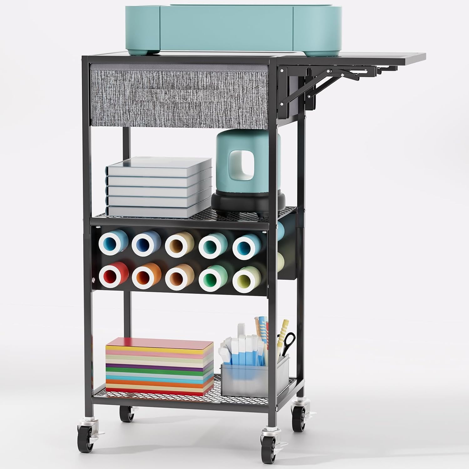 Craft Cart and Organizer Table Compatible with Craft Cutting Machine ...