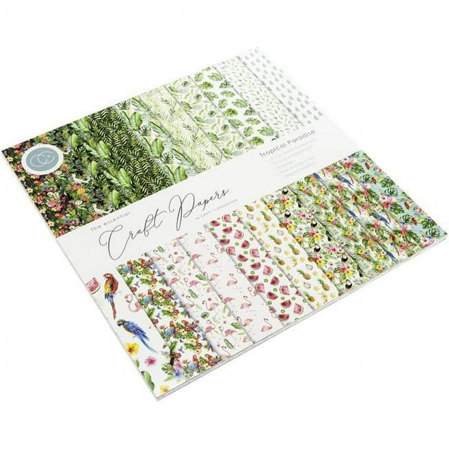 Craft Consortium Double-Sided Paper Pad 12"X12" 30/Pkg-Tropical ...