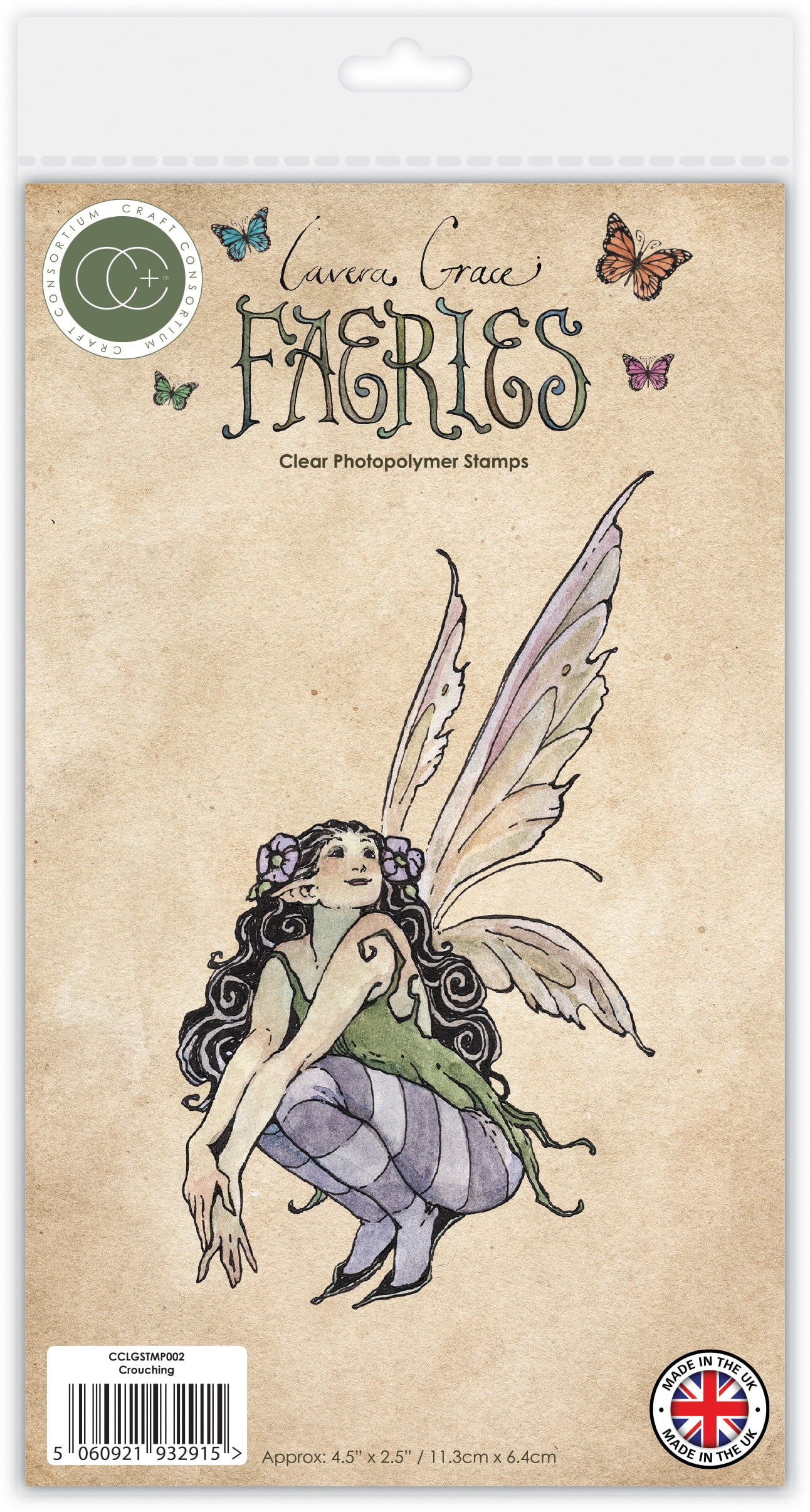 Craft Consortium Faeries Photopolymer Stamp Set-Crouching - Walmart.com