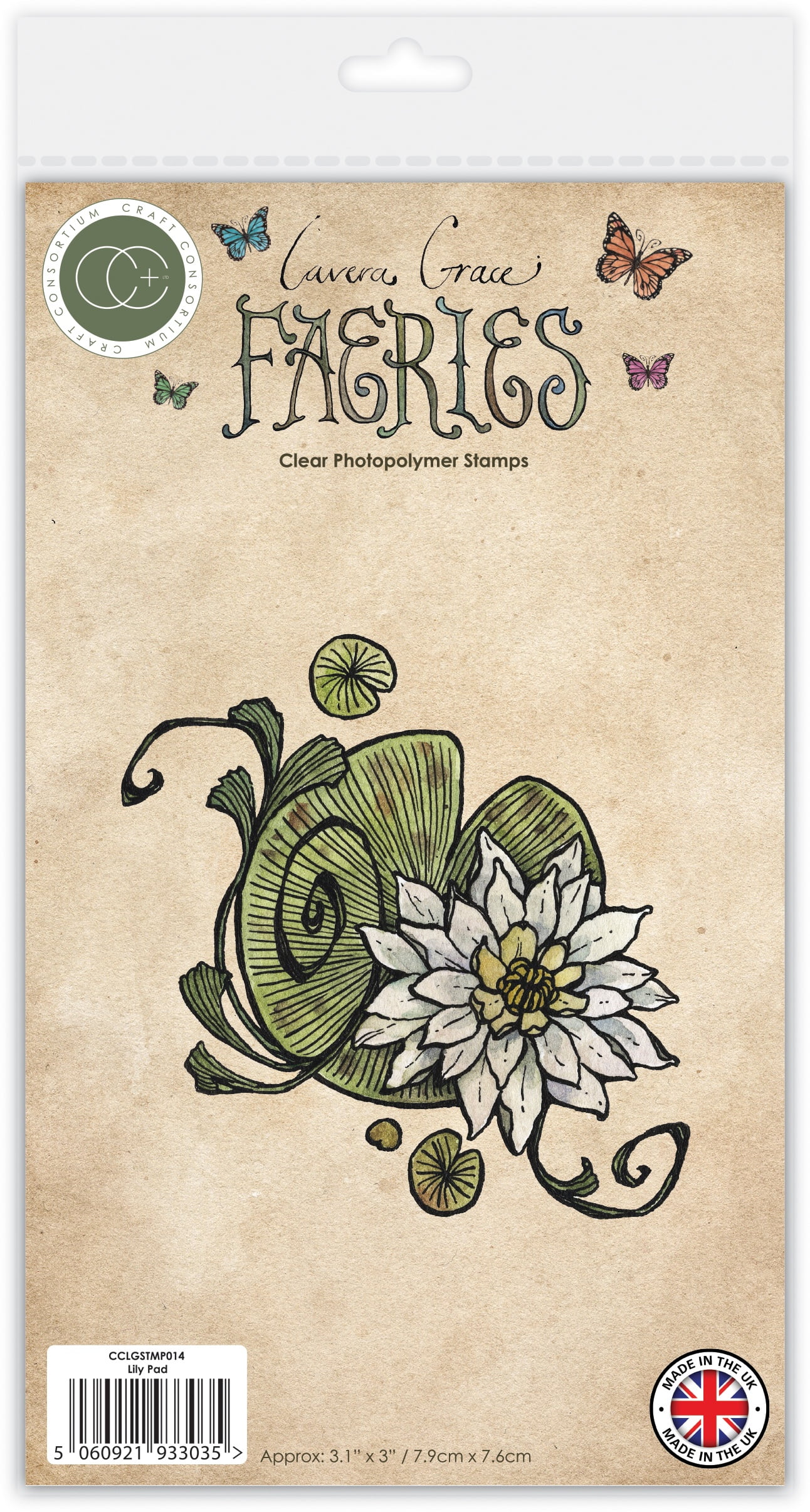 Craft Consortium Faeries Photopolymer Stamp Set-Lily Pad - Walmart.com