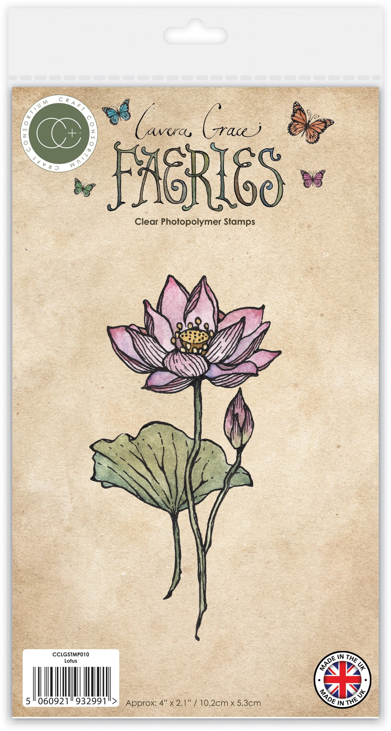 Craft Consortium Faeries Photopolymer Stamp Set-Lotus - Walmart.com