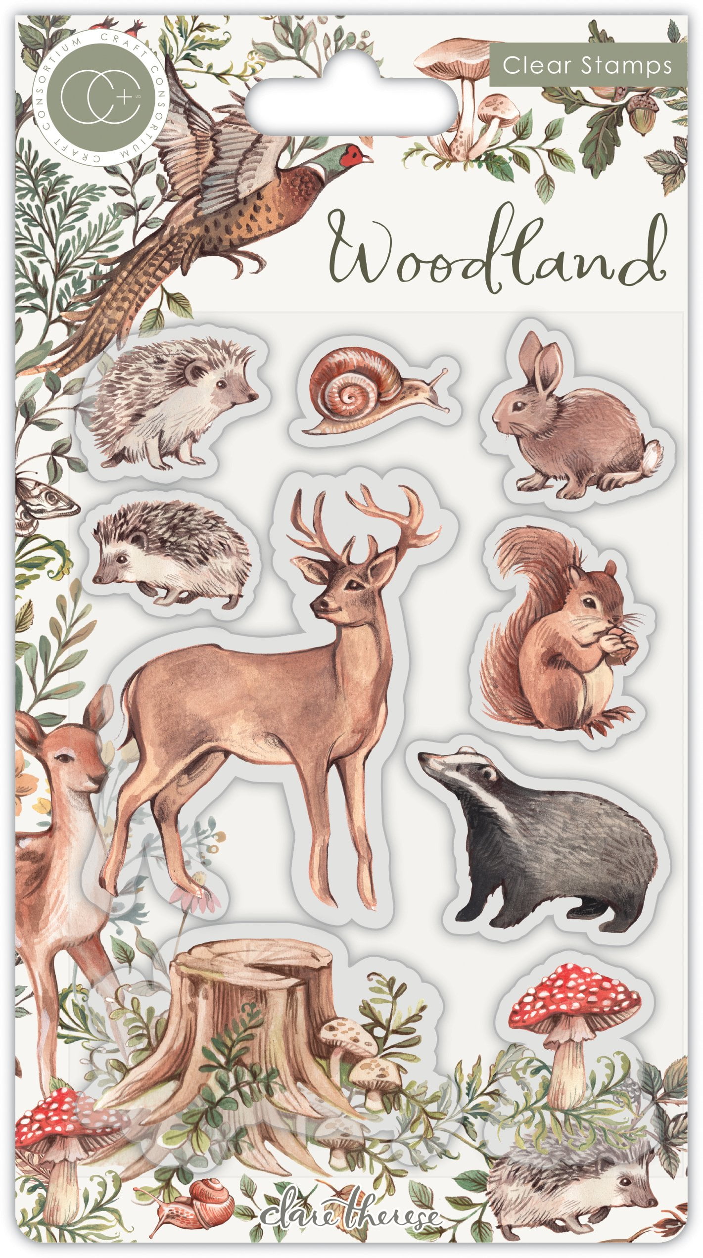 Craft Consortium Woodland Stamp Set - Animals - Walmart.com