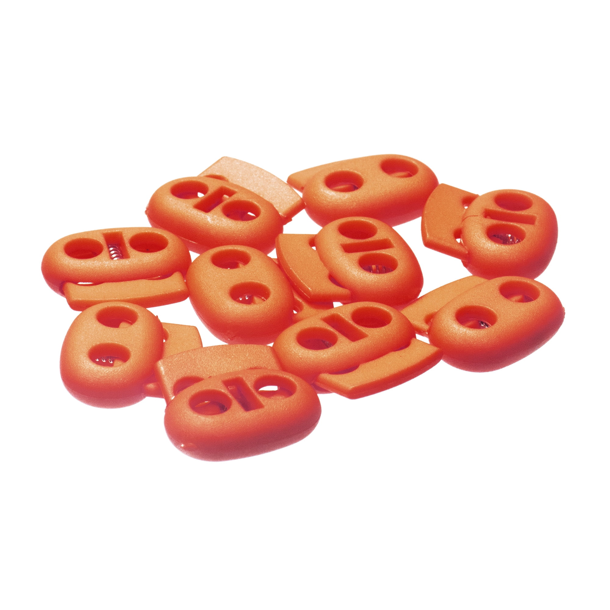 Craft County 10 Piece Plastic 5mm Dual Hole Cord Locks - Many Colors ...
