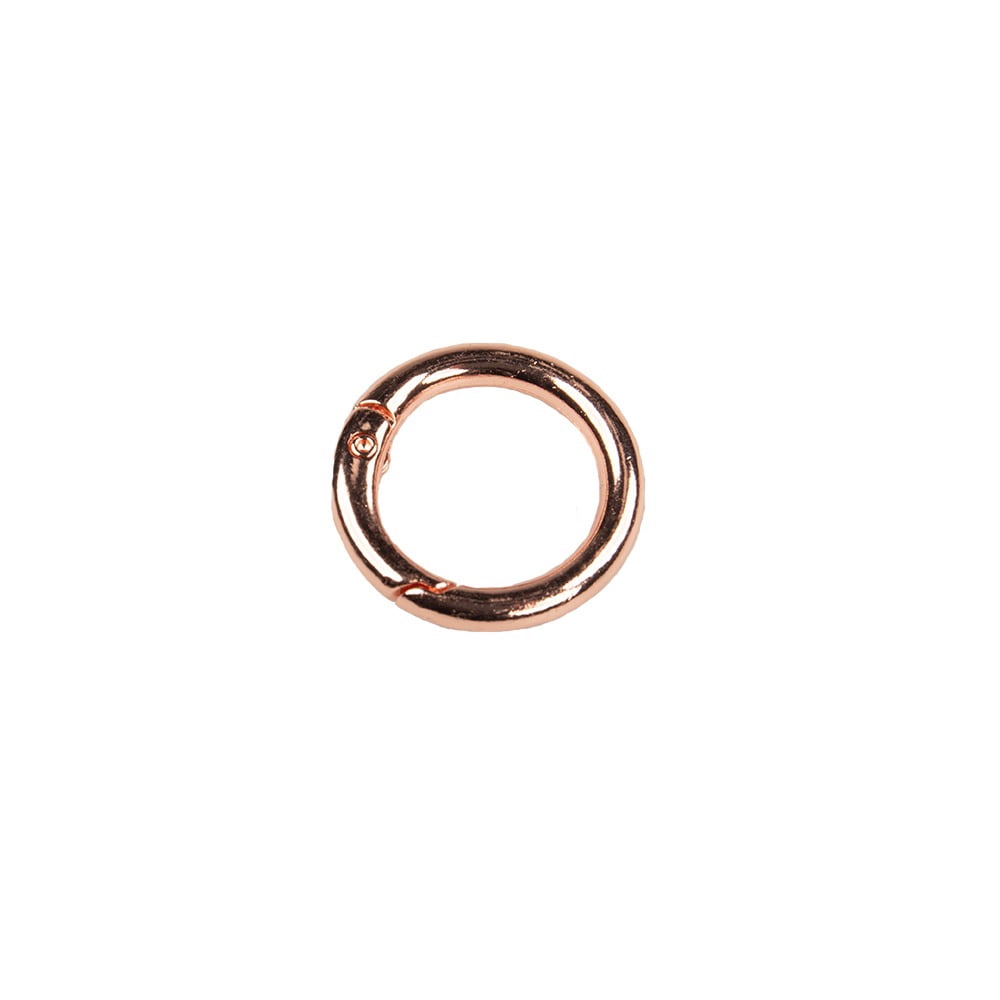 Craft County 3/4 Inch Spring Gate O-Ring - Rose Gold - 100 Pack ...