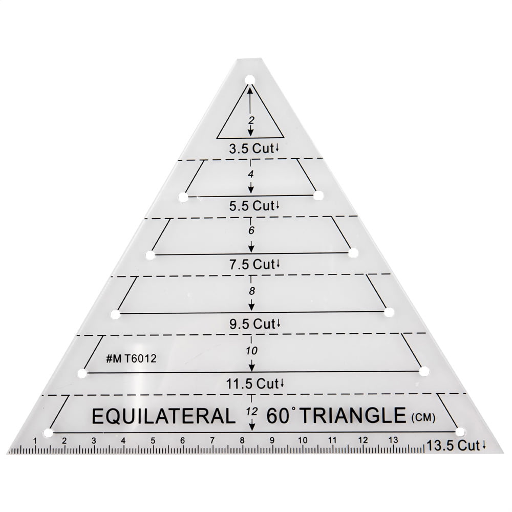 Craft County Acrylic Sewing Rulers – Transparent Measuring Tools for ...
