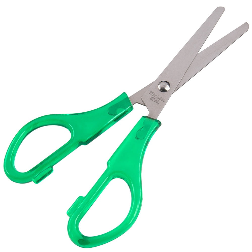 Craft County Ambidextrous Stainless Steel Safety Scissors – Ideal for ...
