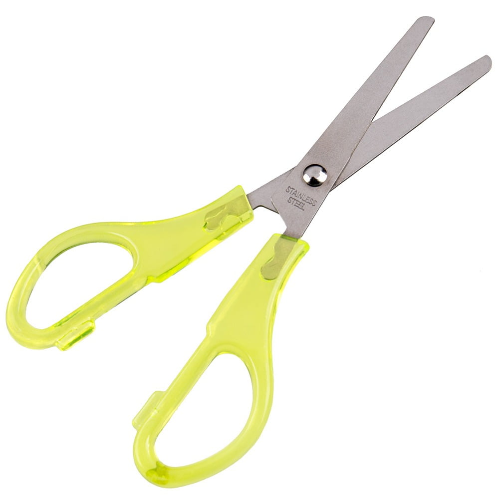 Craft County Ambidextrous Stainless Steel Safety Scissors – Ideal for ...