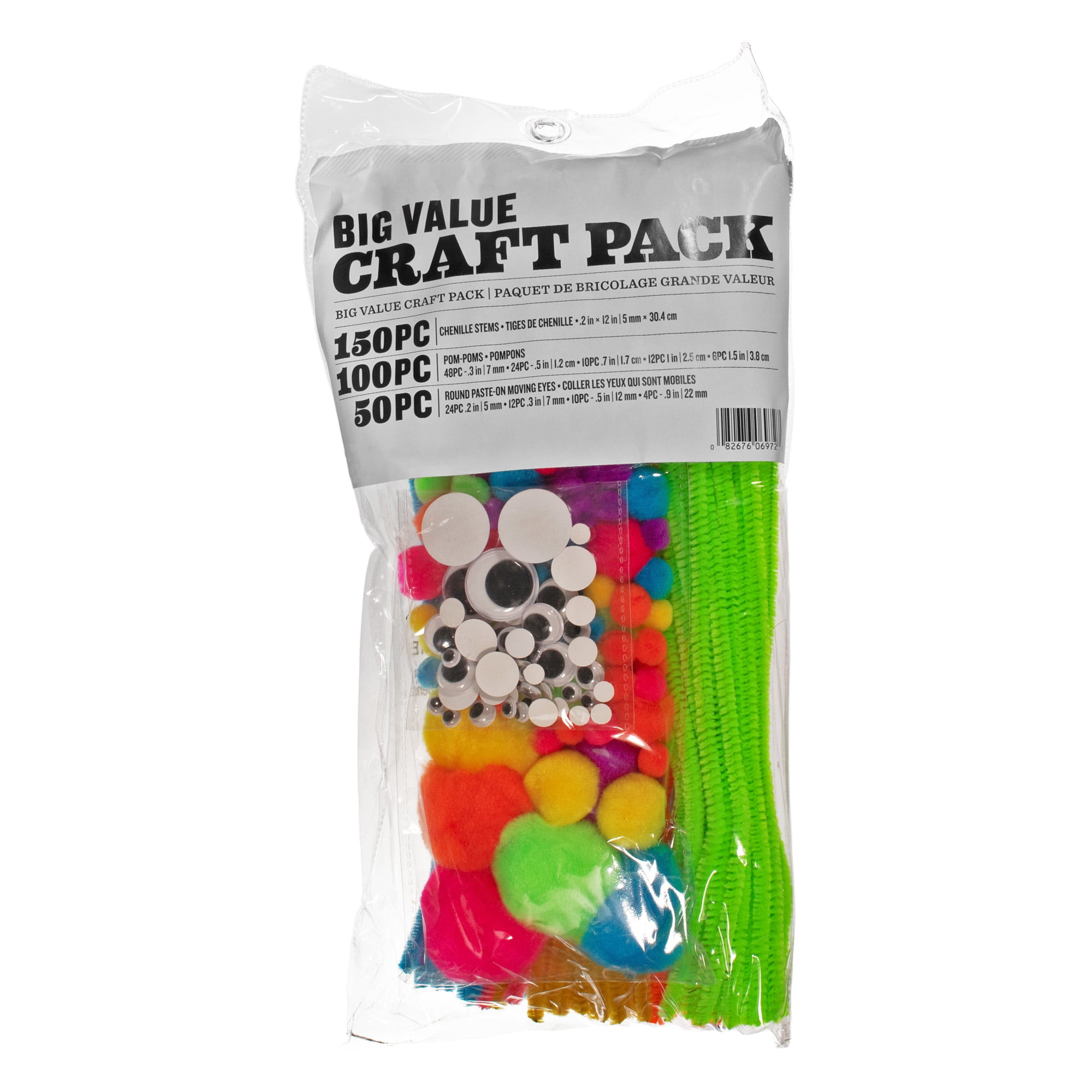 Craft County Bulk Packs Chenille Stems | 300-350 Pieces | Bendy Pipe ...