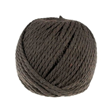 Craft County 100% All-Natural Cotton Rope for Braided Wall Hangings ...