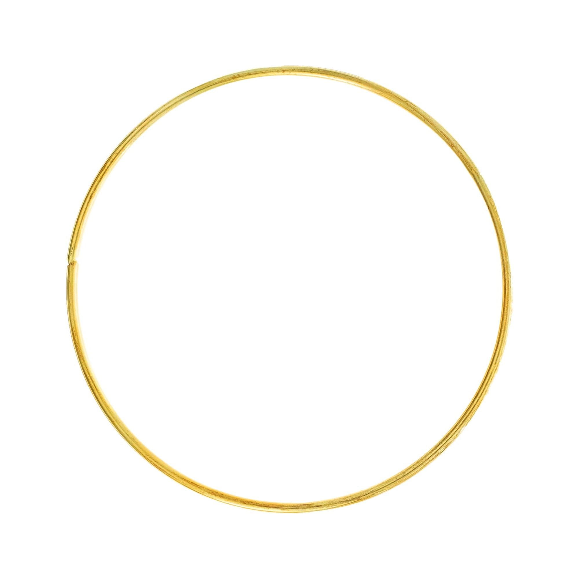 Craft County Golden Metal Wire Hoop Rings - Multiple Diameters ...