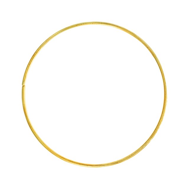 Craft County Golden Metal Wire Hoop Rings - Multiple Diameters ...