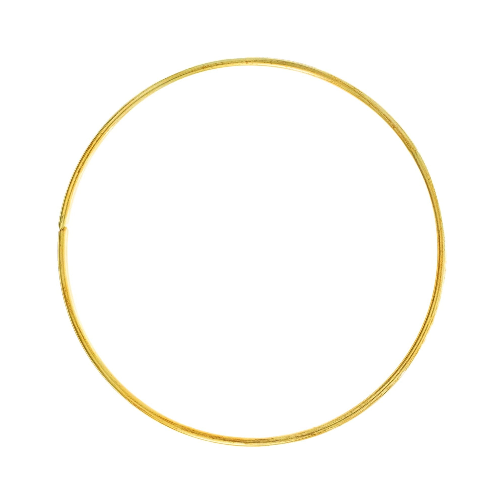 Craft County Golden Metal Wire Hoop Rings - Multiple Diameters ...