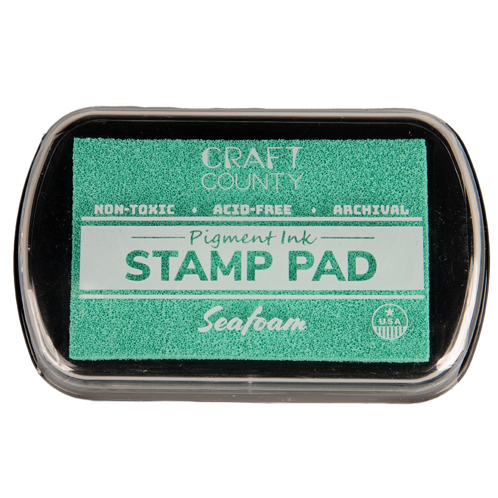 Darice Stamp Pad Silver Pigment Ink Stamp Pad - Darice Craft Stamp Pad ...