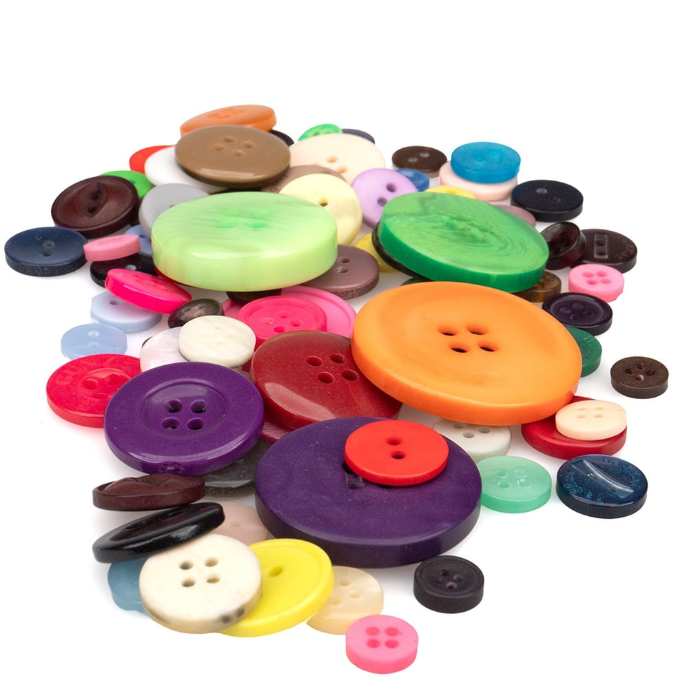 Craft County Plastic Buttons for DIY Projects – Crafting, Sewing, and ...