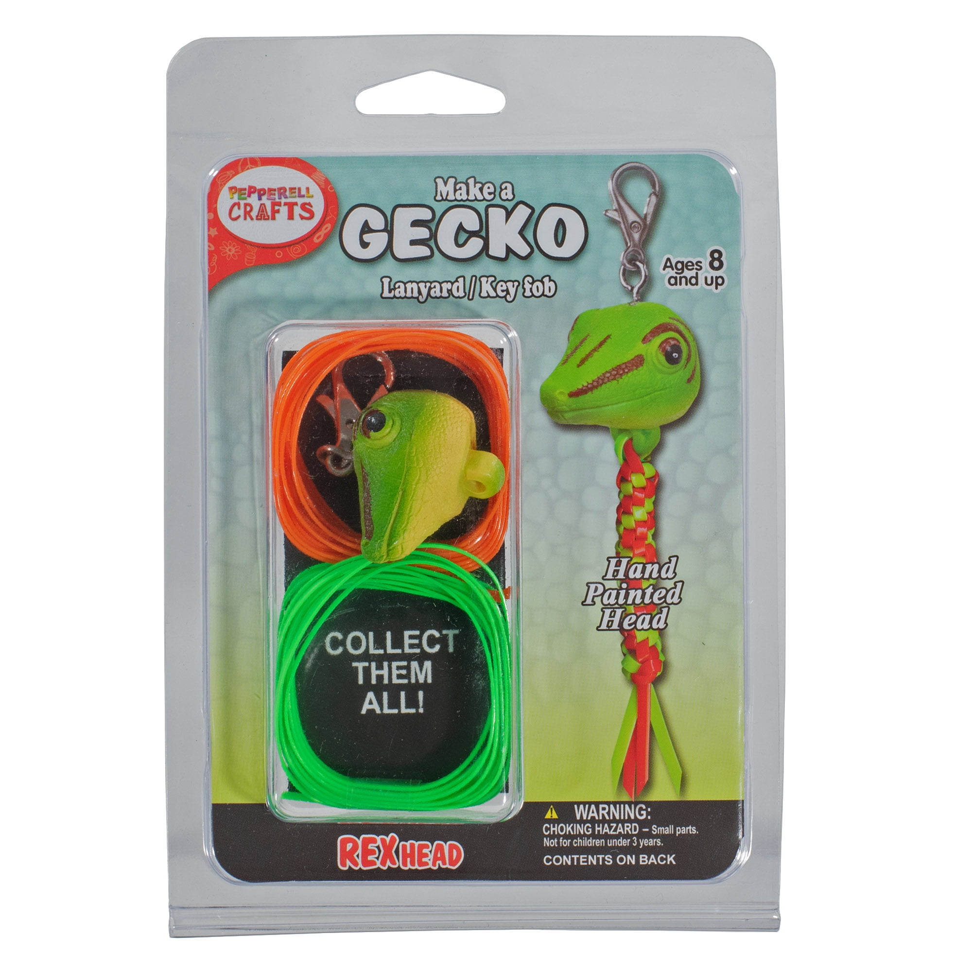 Craft County Rex Head Keychain Kits - 1 Hand Painted Plastic Key Chain ...