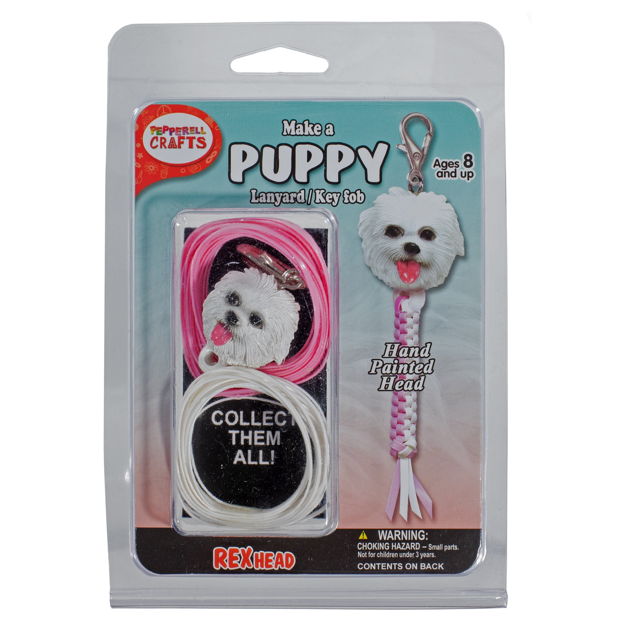 Craft County Rex Head Keychain Kits - 1 Hand Painted Plastic Key Chain ...