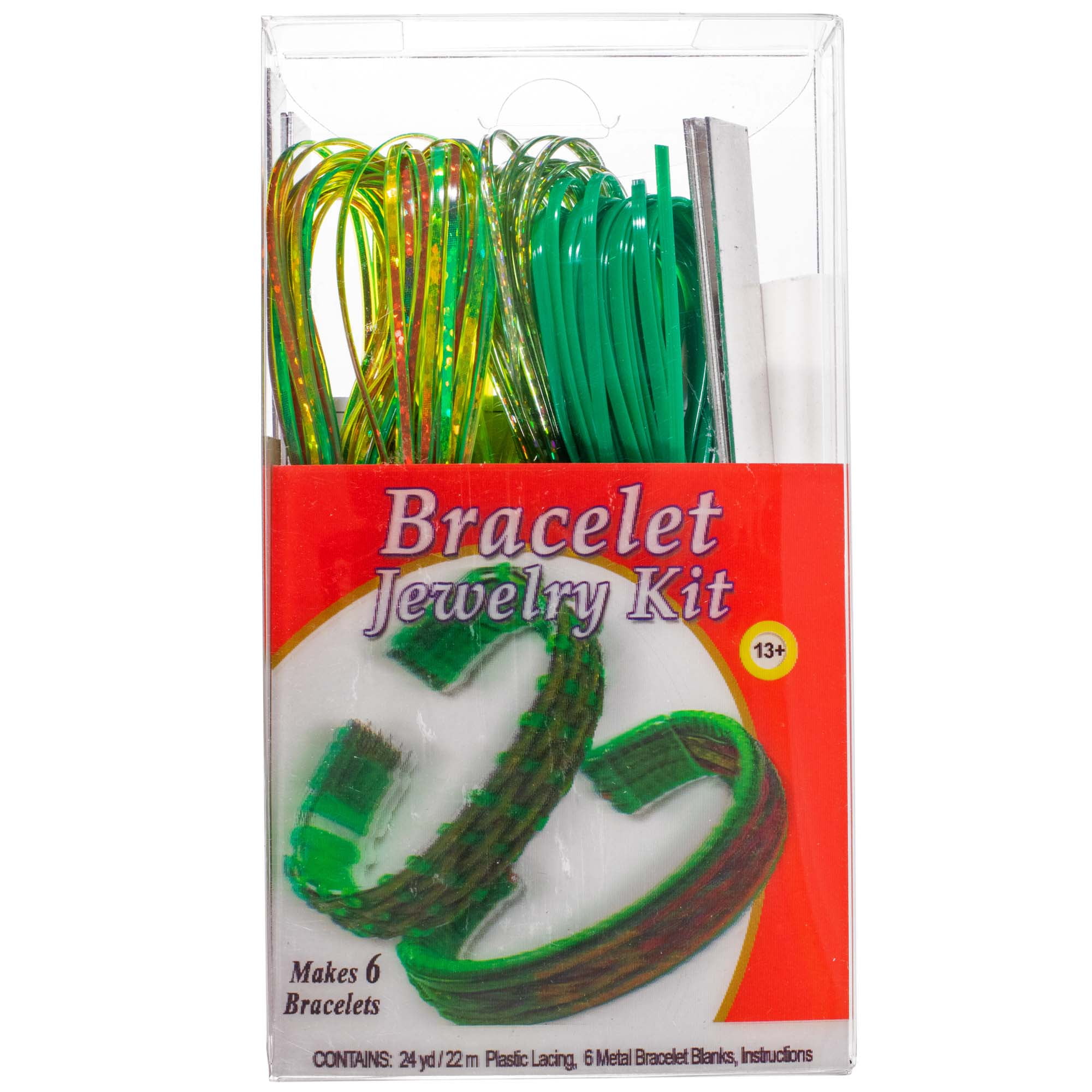Craft County Rexlace Bracelet Kits with Plastic Lace, Bracelet Blanks ...
