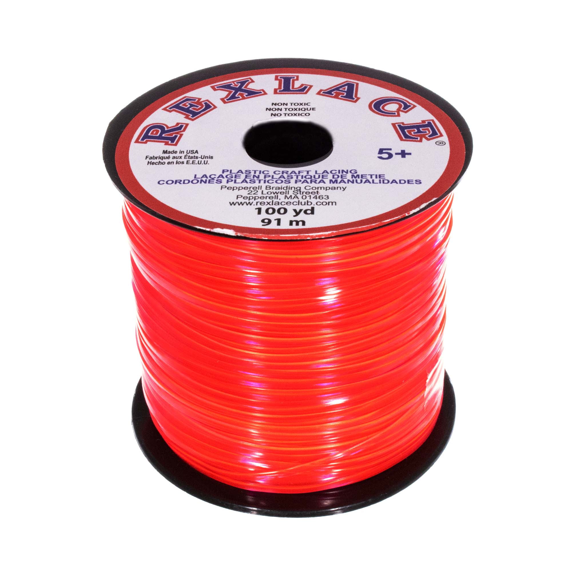 Craft County Rexlace Plastic Craft Lace - 3/32 Inch - Available in a ...