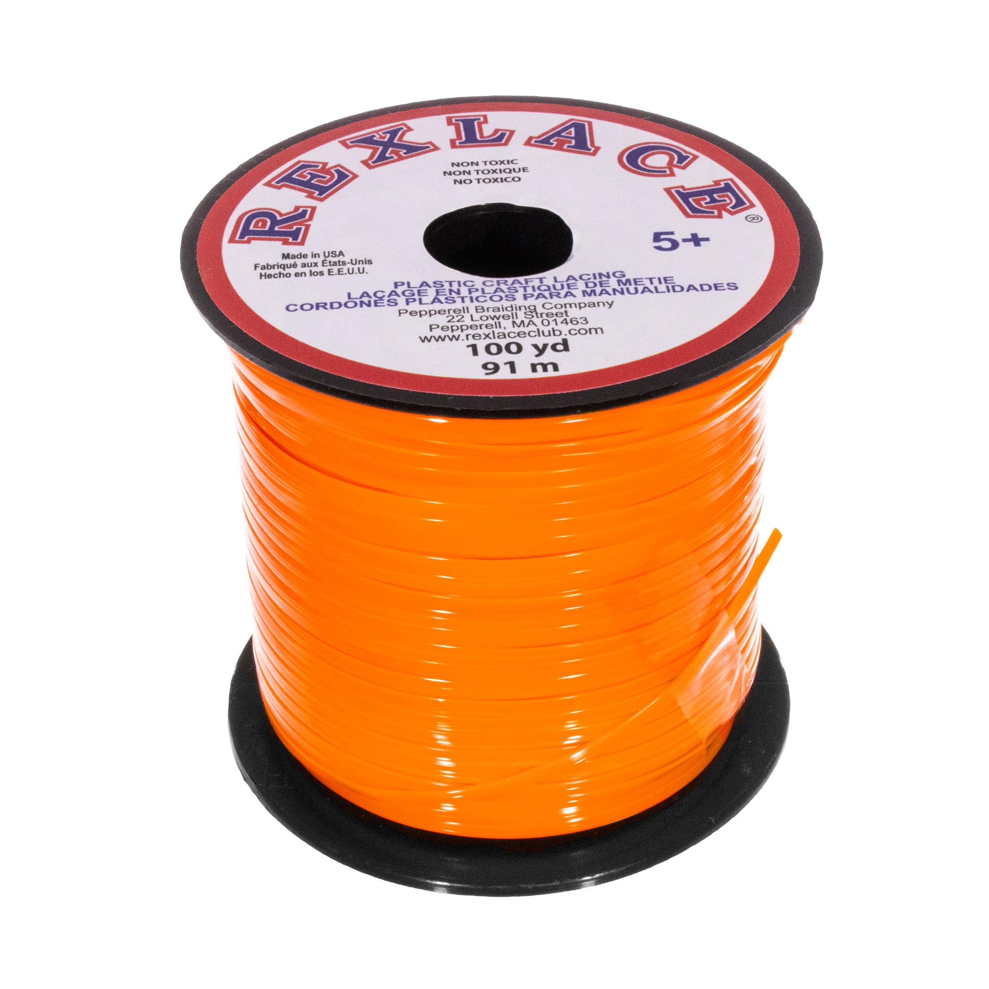 Craft County Rexlace Plastic Craft Lace - 3/32 Inch - Available in a ...