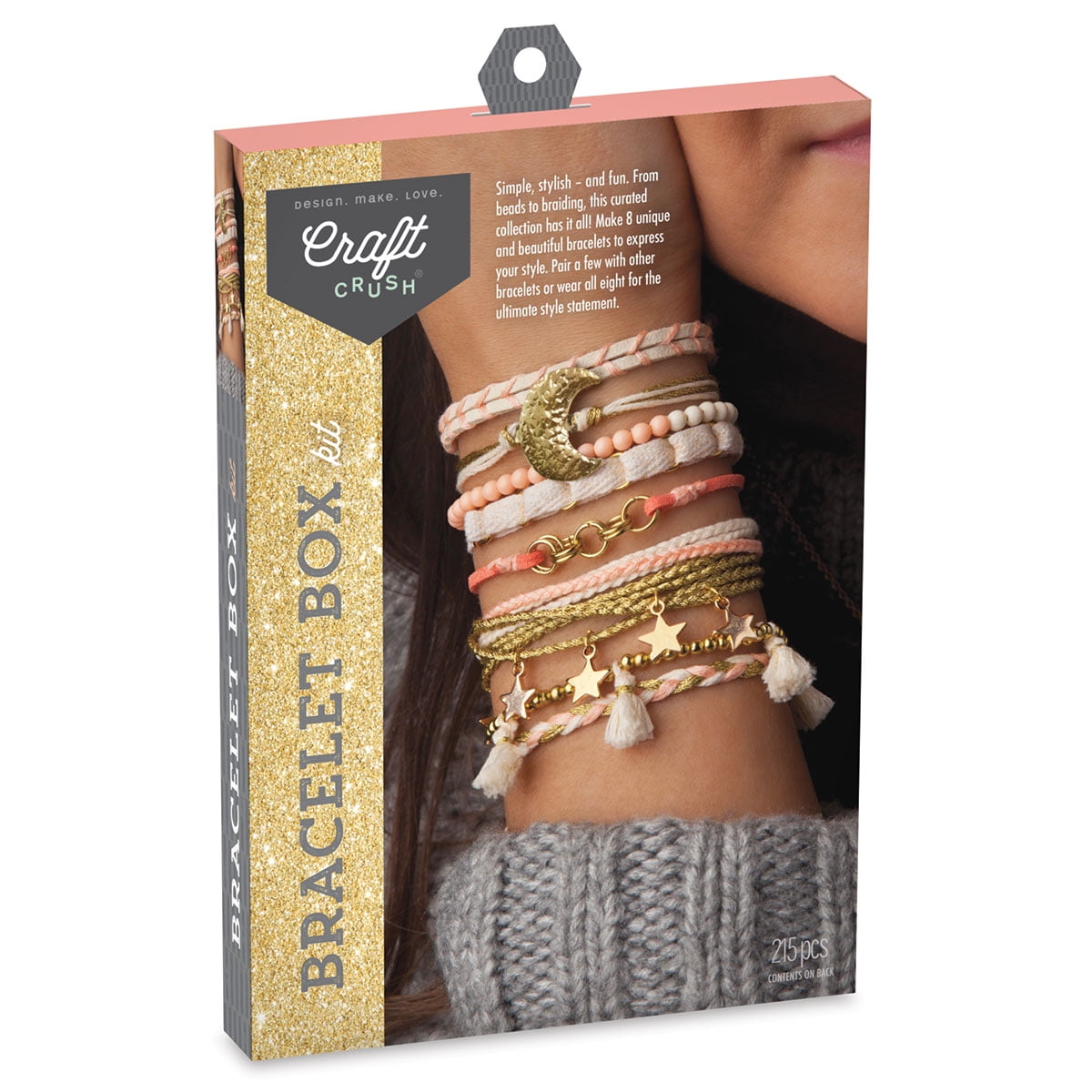 Craft Crush Bracelet Box Kit - Gold - Walmart.com
