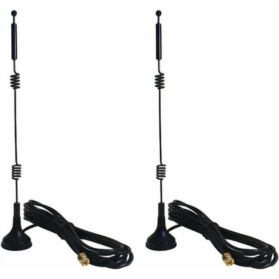 Craft- Dual Band Long Range Wifi Antenna 2-Pack 9Dbi 2.4Ghz 5Ghz Rp-Sma ...