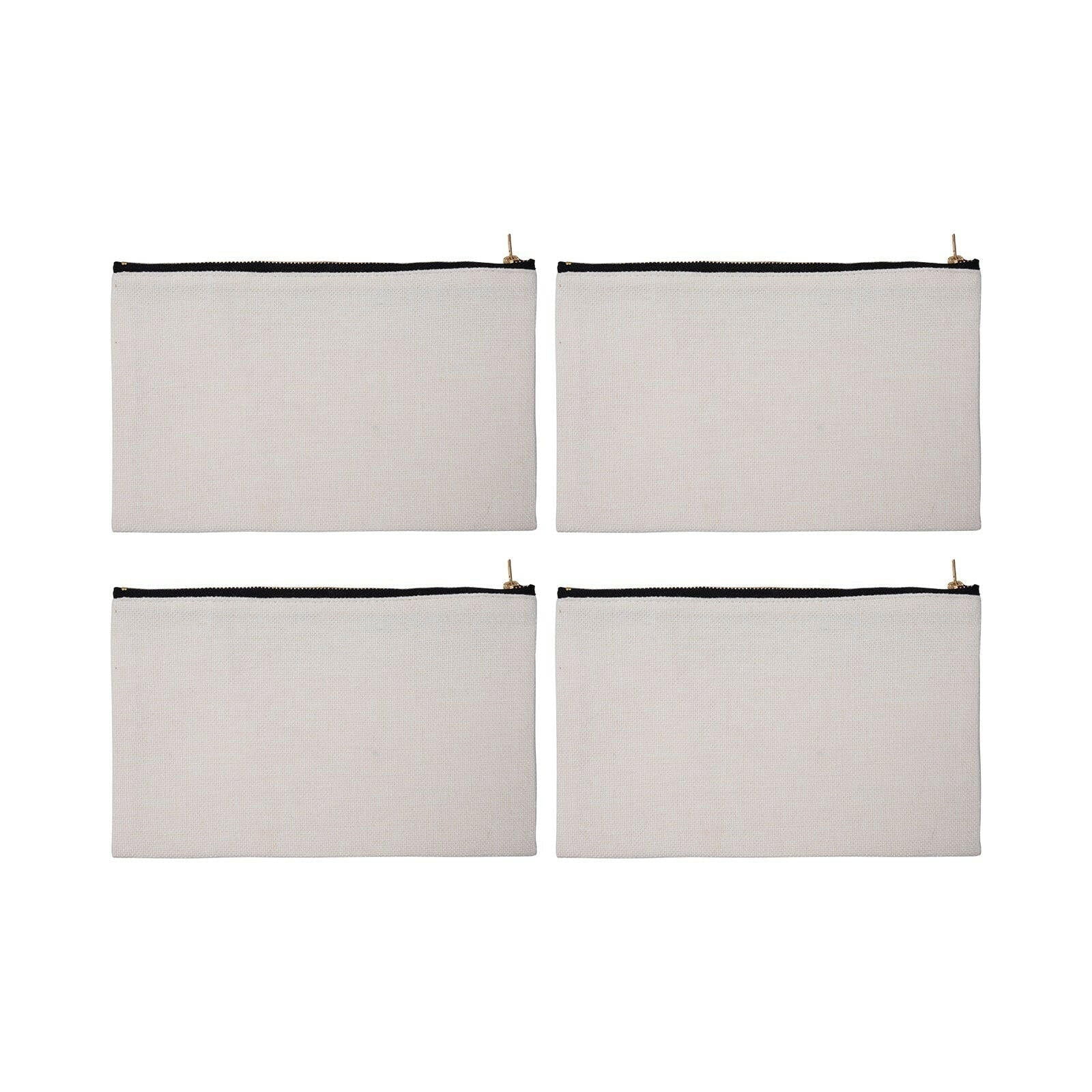 Linen Sublimation Cosmetic Bag - 4 Pack - Walmart.com