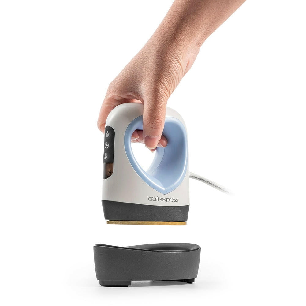 Craft Express Small Handheld Heat Press – Mini 3.5" x 2.25" for ...