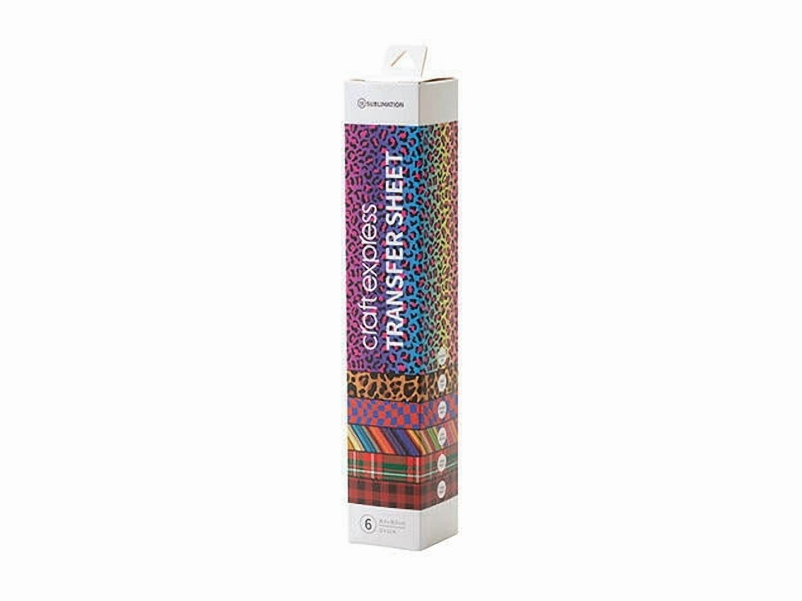 Craft Express Assorted Large Sublimation Transfer Sheets – Multi ...