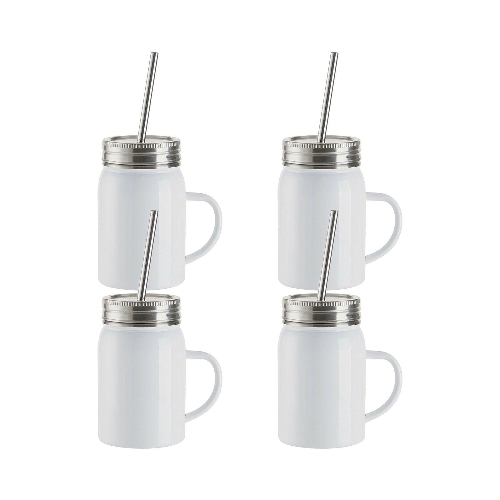 Craft Express Sublimation Printing Stainless Steel Mason Jars - 17 oz ...