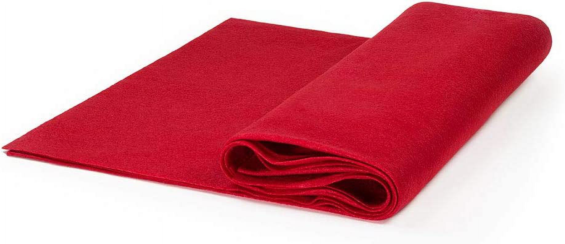 Craft Felt by The Yard 72" Wide X 1 YD Long - Red Red 1 YD - Walmart.com