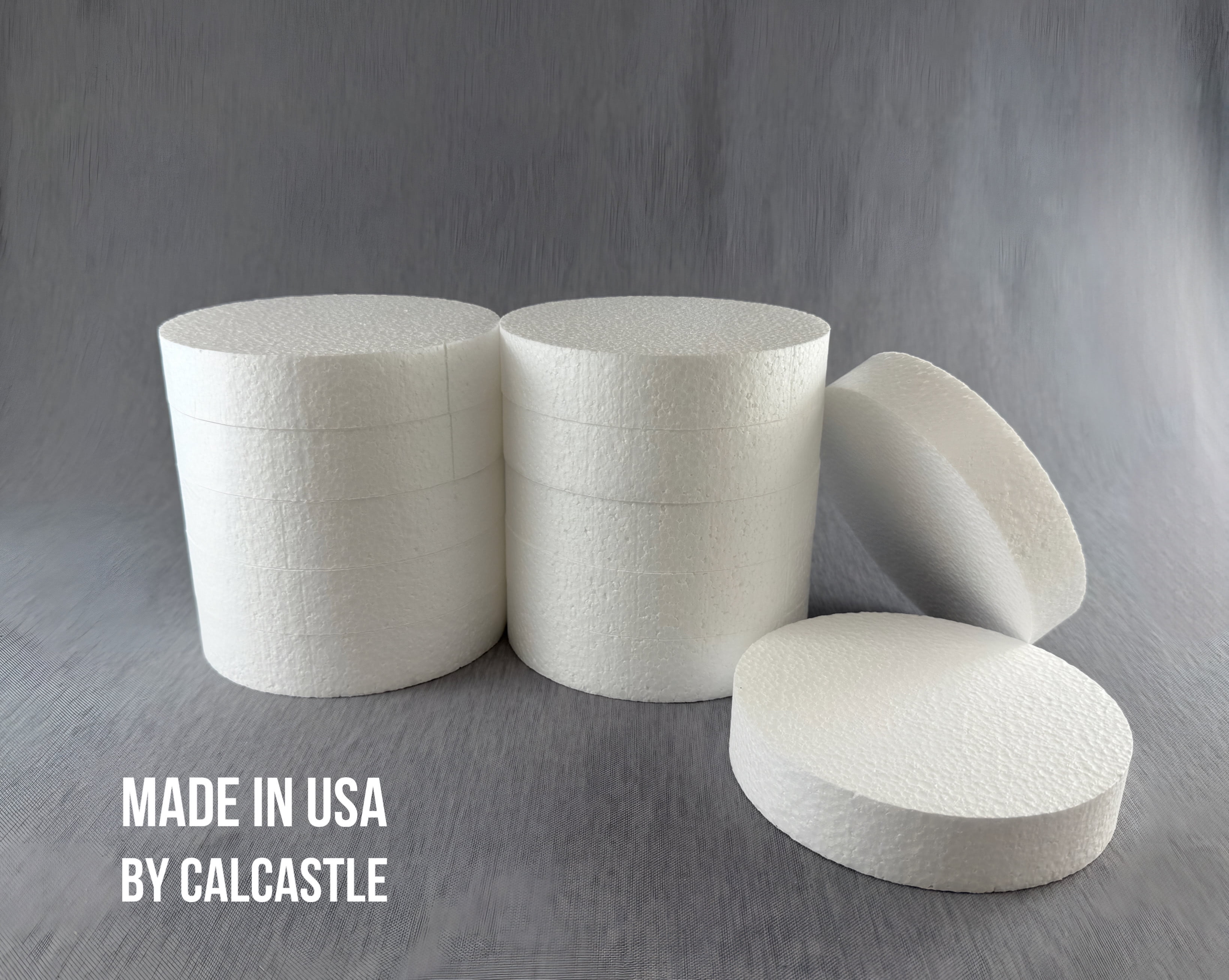 Craft Foam Circle Disc - 12 PC Pack 1" Thick (3" Diameter 12 Pieces ...