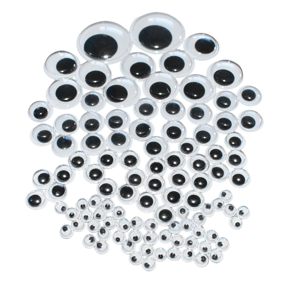 Craft Googly Eyes, Assorted Sizes, 112-Piece - Walmart.com