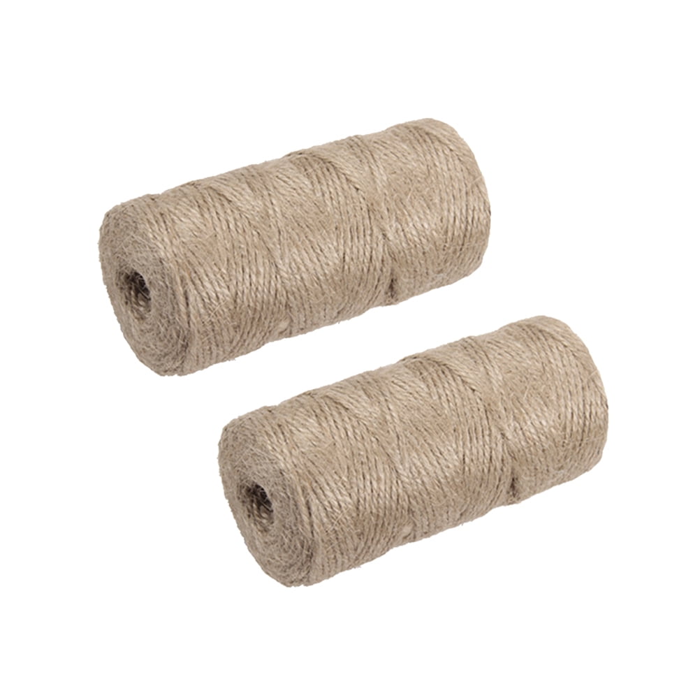 Craft Jute Rope, 2pcs Woven Natural Jute Rope Twine Durable Packing ...