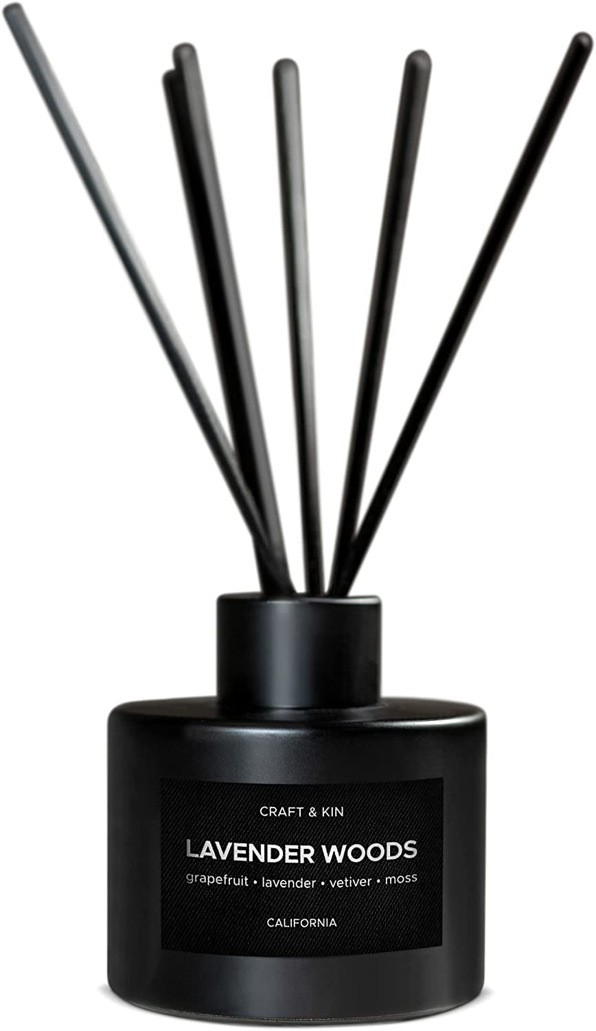 Craft & Kin Reed Diffuser Masculine Scent - Lavender & Wood - Walmart.com