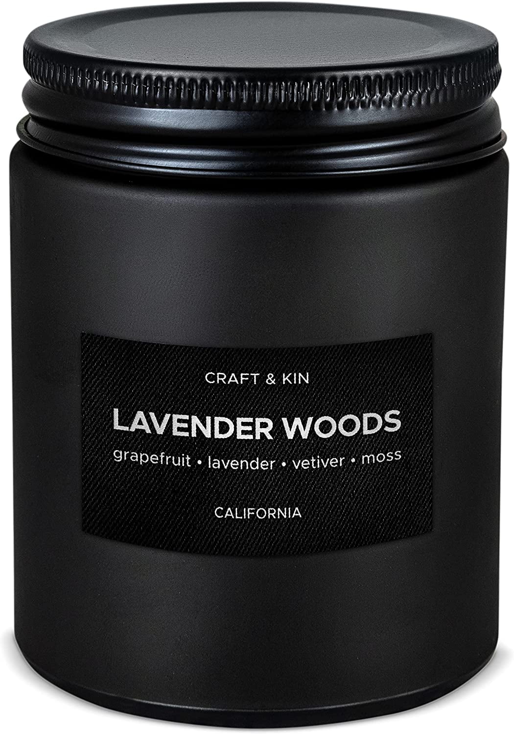Craft & Kin Scented Candles for Men - Lavender Woods (8 oz) - Walmart.com