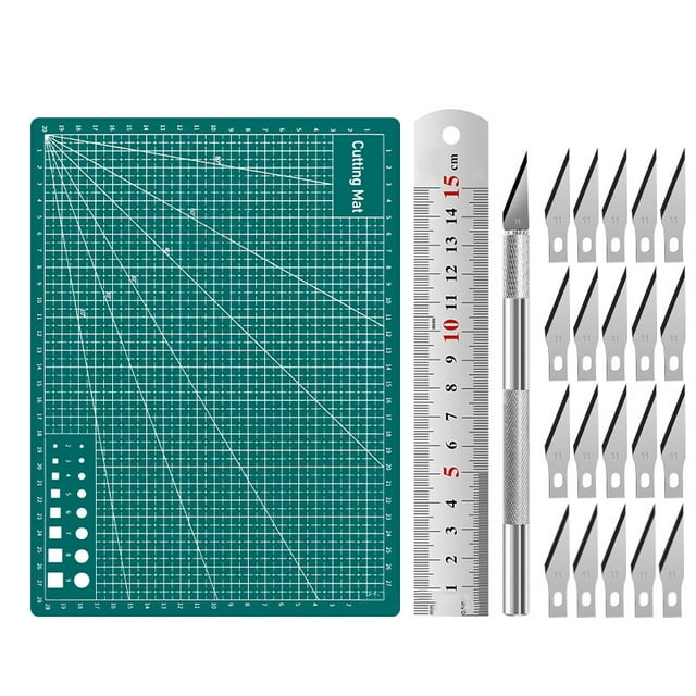 Craft Knife Precision Cutter and Self Healing Cutting Craft Mat Hobby ...