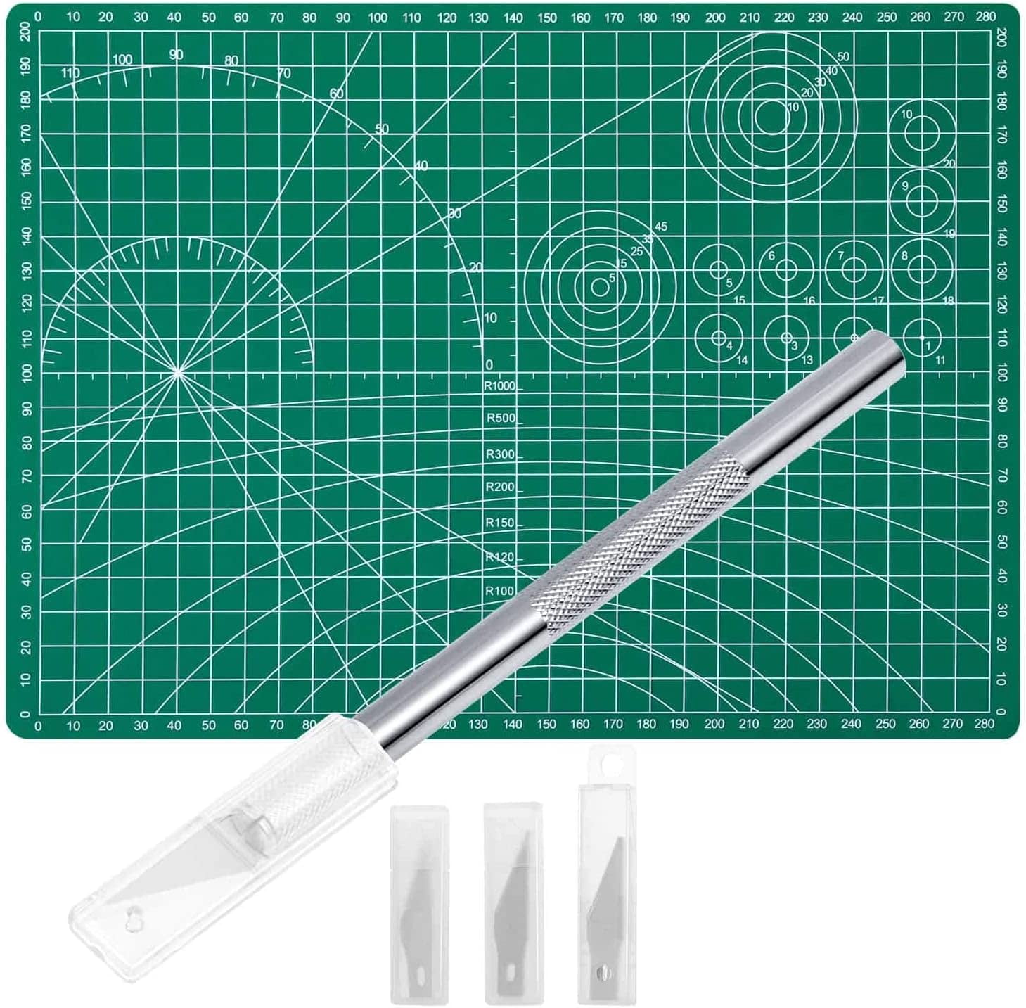 Craft Knife Precision Cutter and Self Healing Cutting Craft Mat Hobby ...