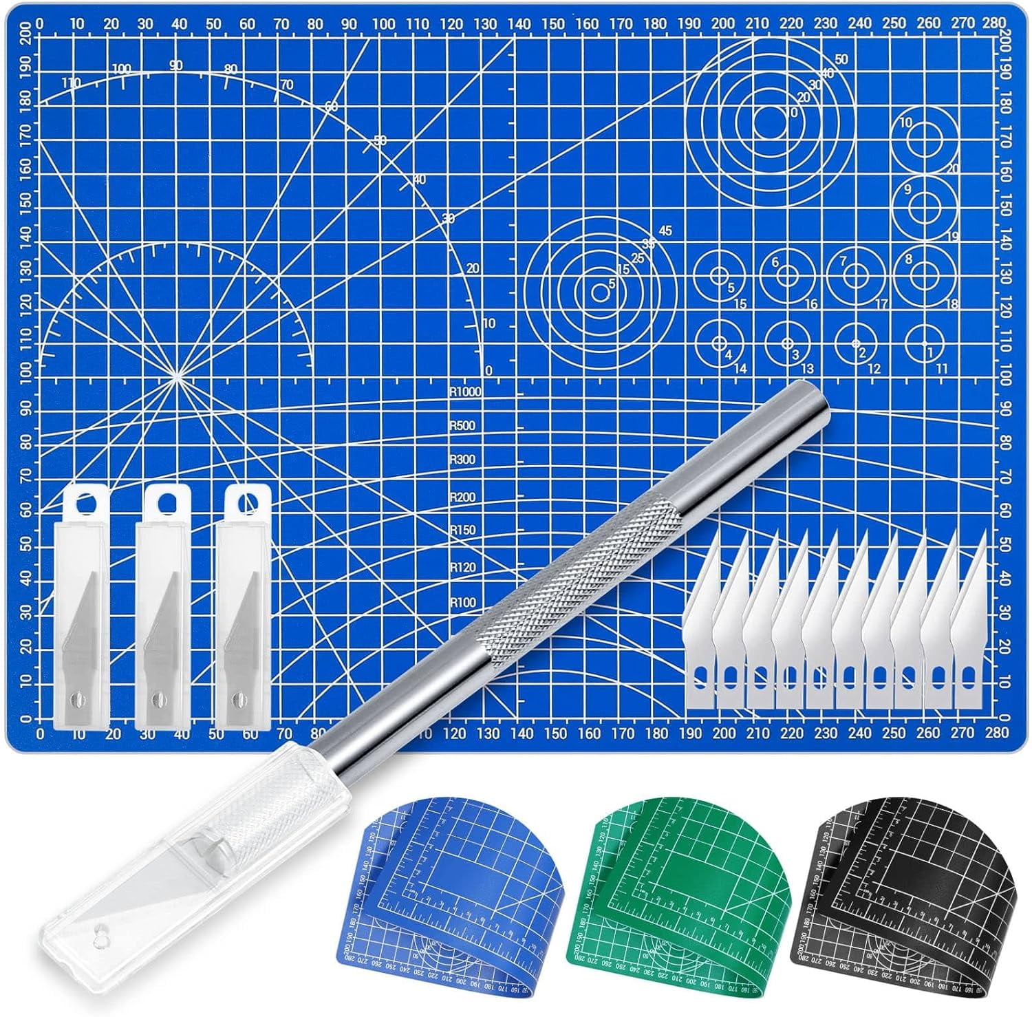 Craft Knife Precision Cutter and Self Healing Cutting Craft Mat Hobby ...