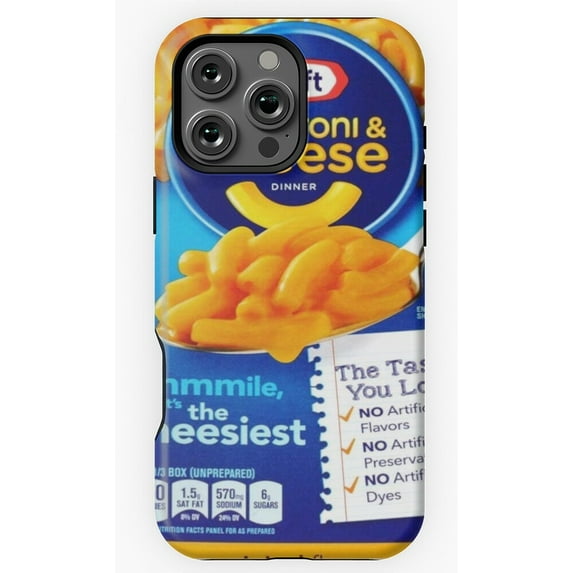 Craft Macaroni Cheese Funny Art Phone Case for iPhone 16 15 14 13 12 11 ...