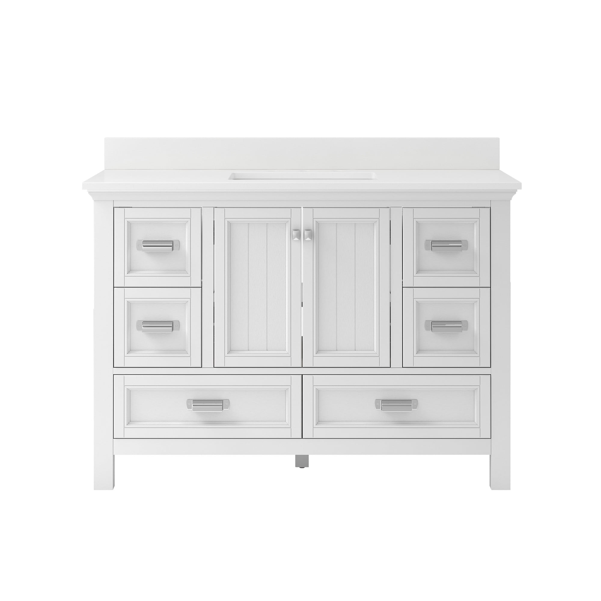 Craft + Main Bavt4922d-Qswz Brantley 48" Free Standing Single Basin ...