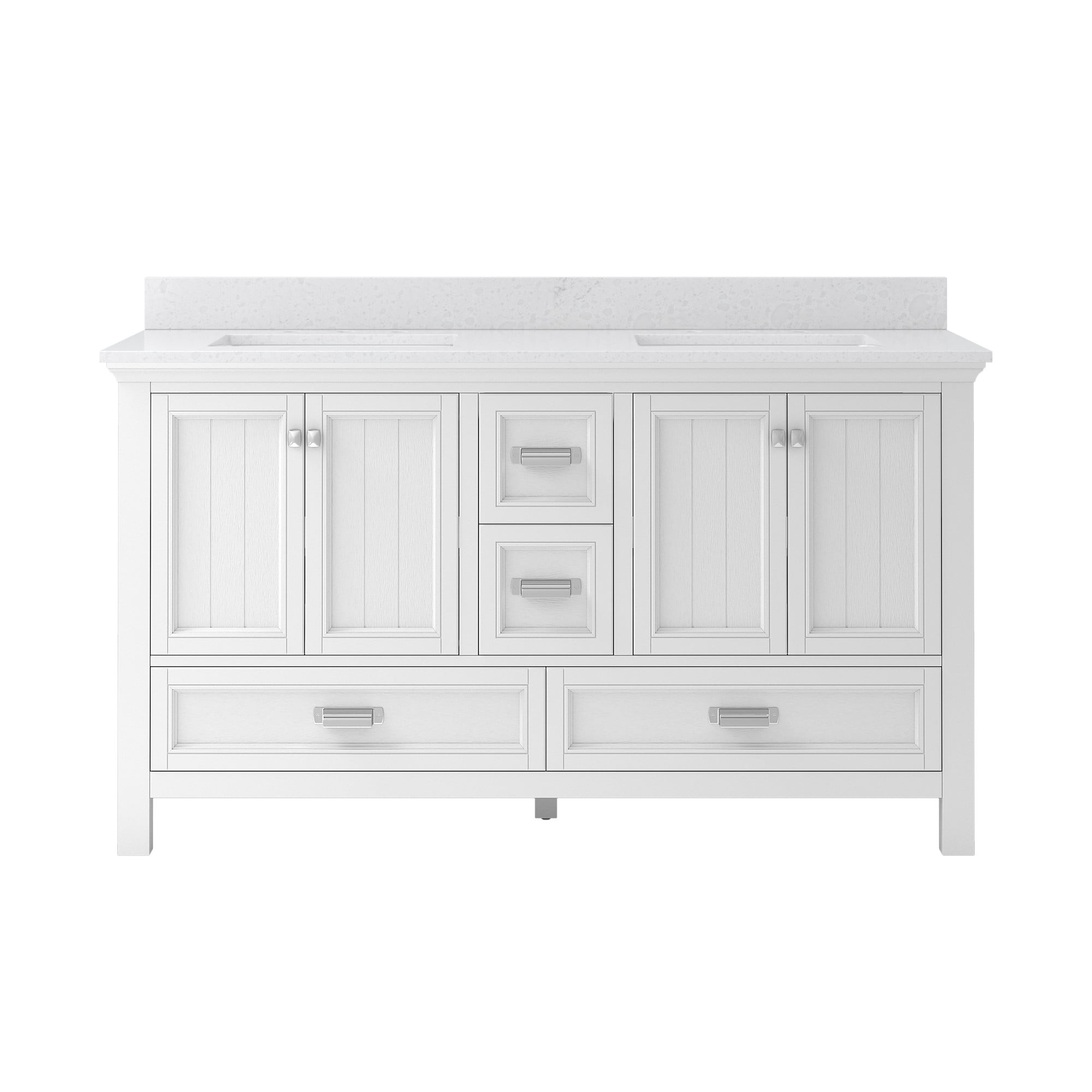 Craft + Main Bavt6122d-Qcv Brantley 60" Free Standing Double Basin ...