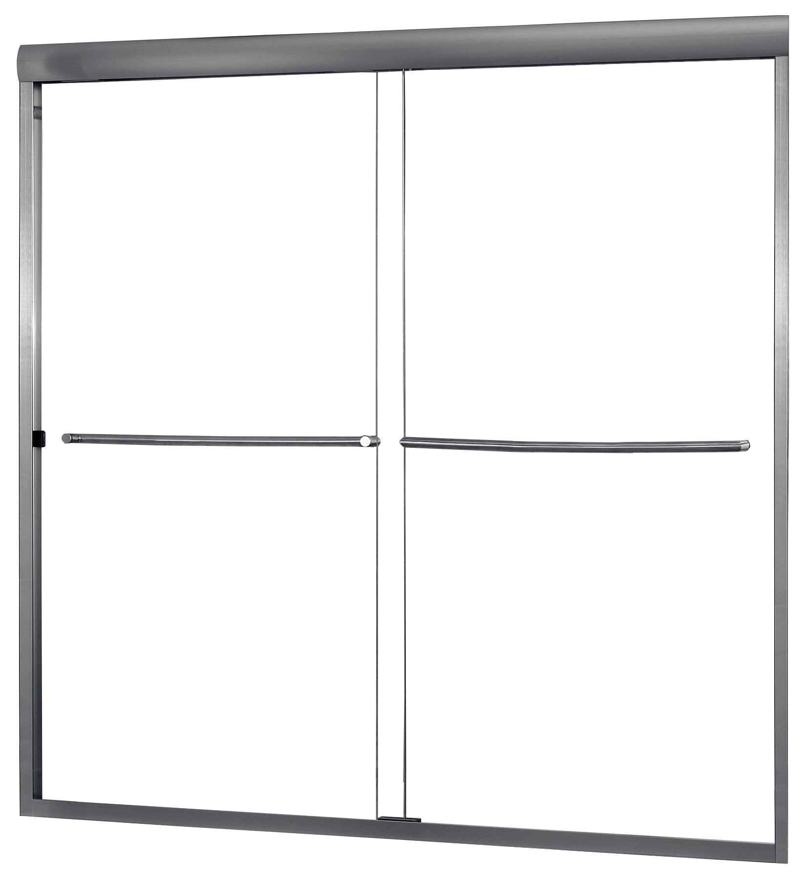 Craft + Main Cvst5855-Cl Cove 55" High X 58" Wide Sliding Frameless Tub ...
