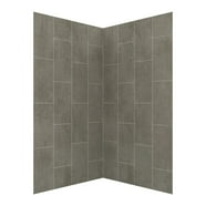 "Jetcoat Grout-Free Alcove Shower Wall Kit by Craft + Main - 60"" X 32 ...