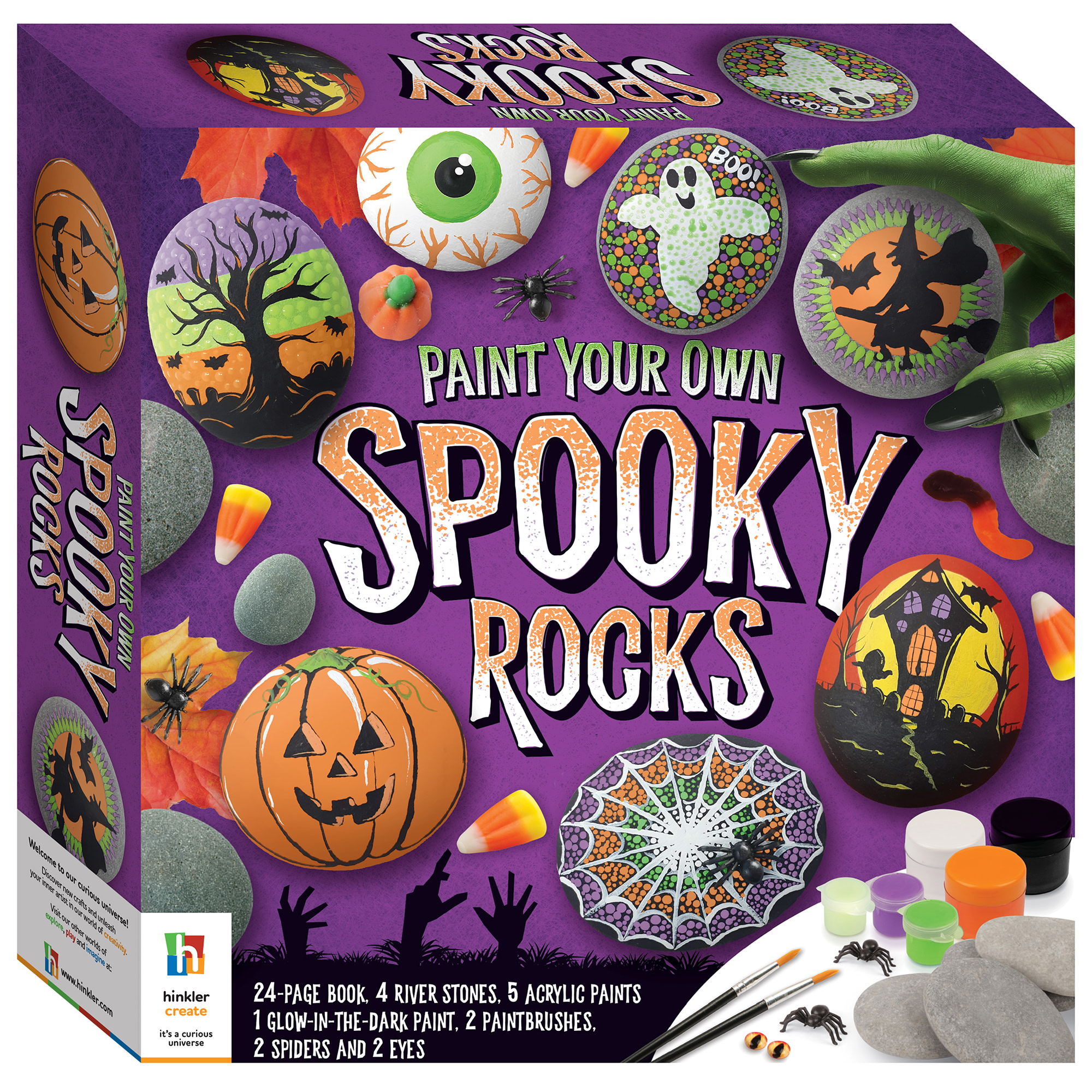 Craft Maker: Paint Your Own Spooky Rocks - DIY Halloween Themed ...