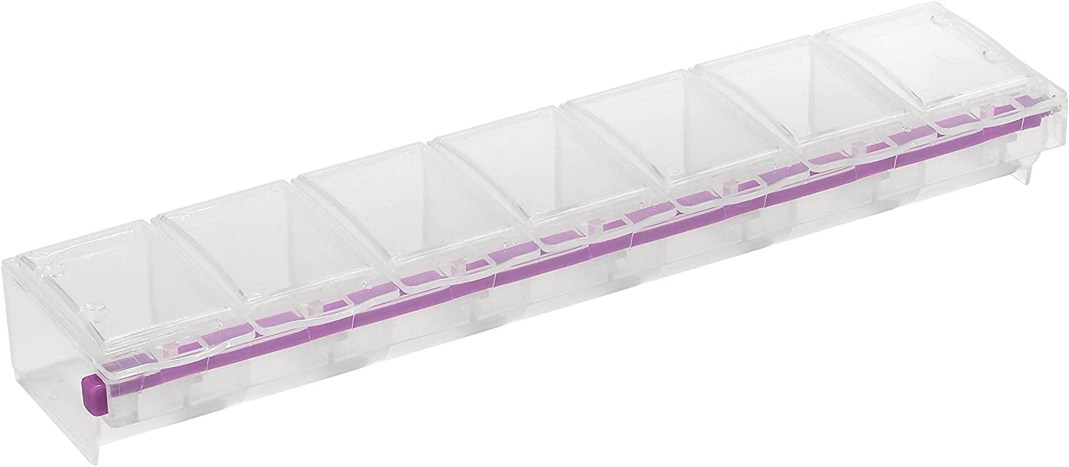 Craft Mates Lockables Double Organizer, 9" x 4.25" x 1.25", 4 ...