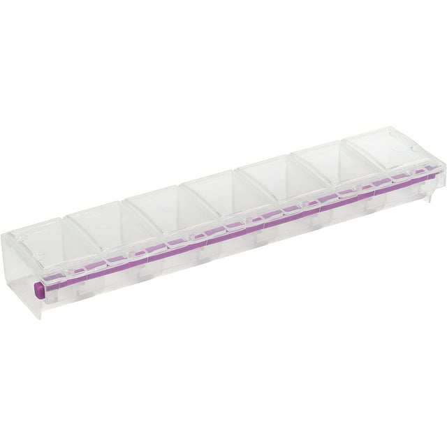 Craft Mates Lockables Double Organizer, 9" x 4.25" x 1.25", 4 ...