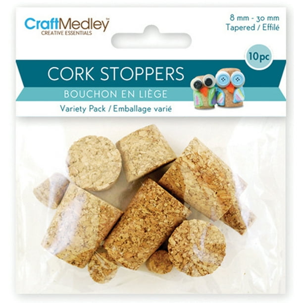 Craft Medley Cork Stoppers Value Pack 10/Pkg-Assorted - Walmart.com