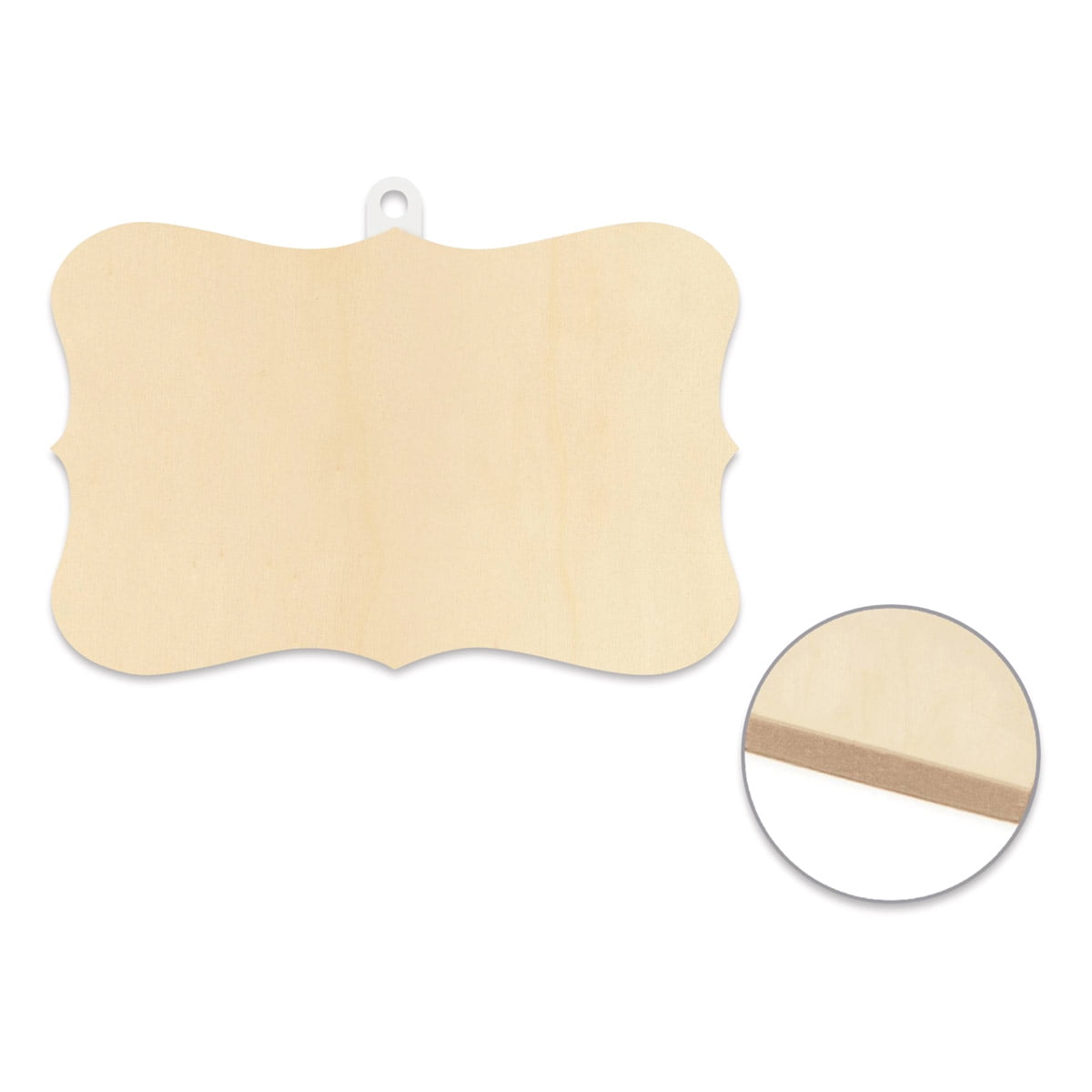 Craft Medley Wood Plaque with Bracket Border - Walmart.com